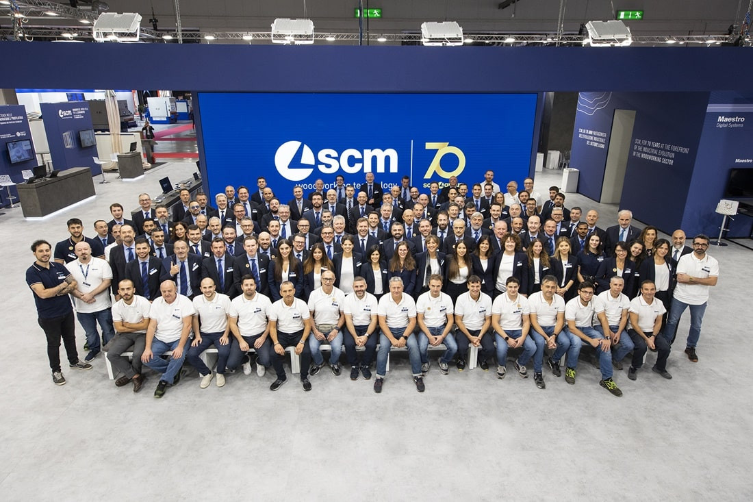 Фото: SCM отпраздновала юбилей на выставке Xylexpo